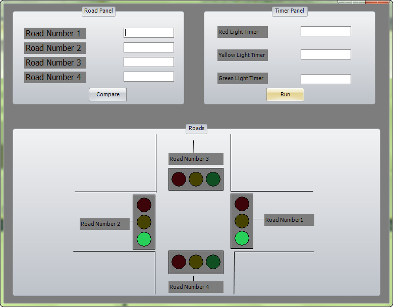 Problem Using Timer In Traffic Light Program