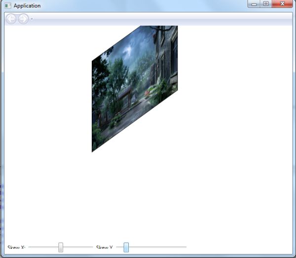 Angle Transformation Of Image In Wpf