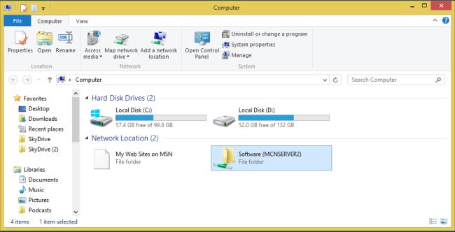 How To Add Network Location In Windows 8
