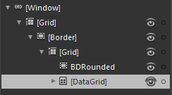 Rounded Corner Datagrid In Wpf