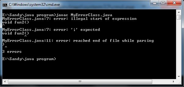 Difference Between An Error And Exception In Java