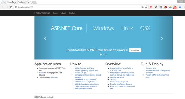 Getting Started With Asp Core And Entity Framework Core