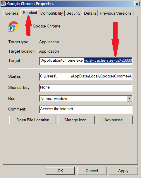 How To Change HTTP Browser Cache Size