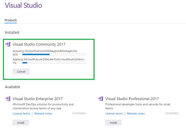 Modify, Repair, And Uninstall Visual Studio 2017 Using Visual Studio Installer