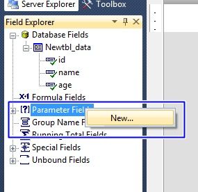 Crystal Report With Parameter In ASP.NET Using C#