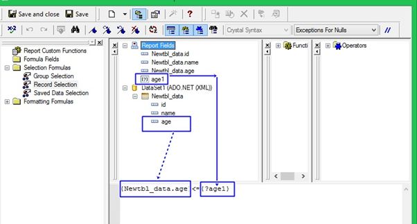 Crystal Report With Parameter In ASP.NET Using C#