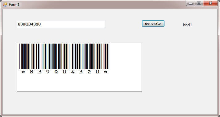 Generate Barcode in Windows Form Using C#
