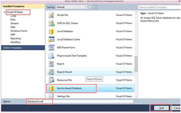 Insert Data Into The Database In Windows Form Using C#