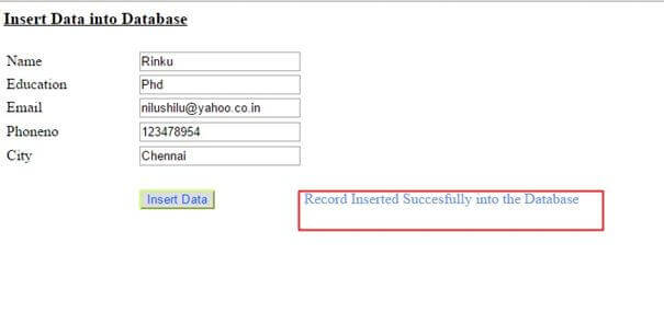 Insert Data Into Database by Stored Procedure in ASP.Net C#