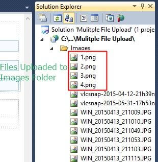 Multiple Files Upload Using File Upload Control in ASP.Net
