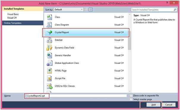 Use Crystal Reports In C# Windows Application Using Stored Procedure