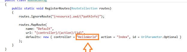 Hello World First Mvc Application