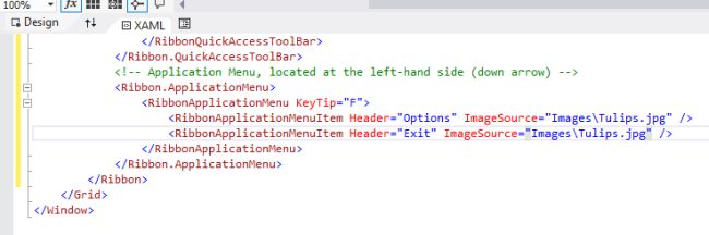 Ribbon Control in WPF 4.5