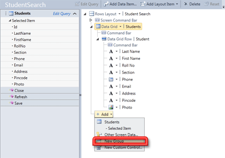 Unbound search data screen(AutoCompleteBox) in Visual Studio LightSwitch