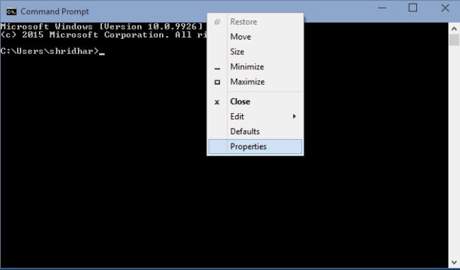 Enable Control Key Shortcuts In Command Prompt Windows 10