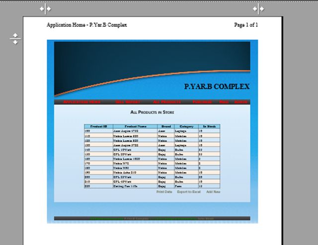Printing GridView Only in ASP.NET