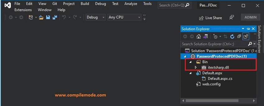 Password-Protected PDF File Using ASP.Net C#