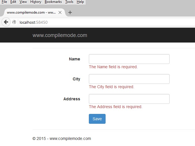 Post Data To Controller Without Page Refresh In ASP.NET MVC