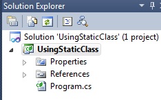 Static Classes in C#