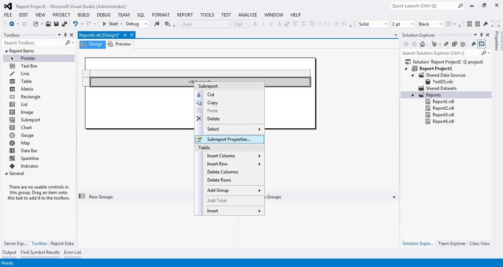 Getting Started With SQL Server Reporting Services (SSRS) - Part 4