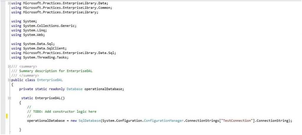 Enterprise Library Data Access Application Block In C# .NET