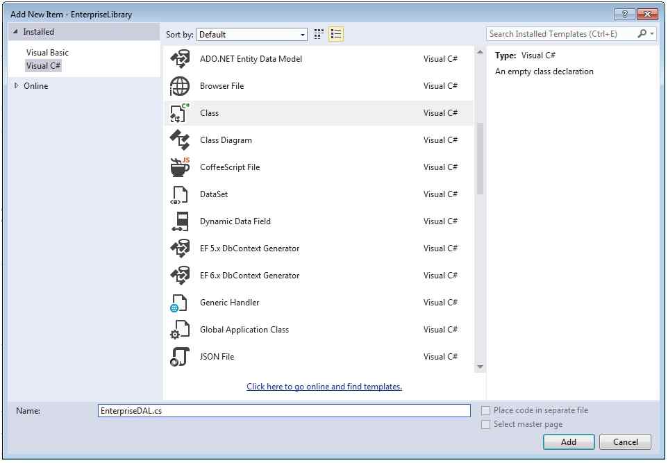 Enterprise Library Data Access Application Block In C# .NET