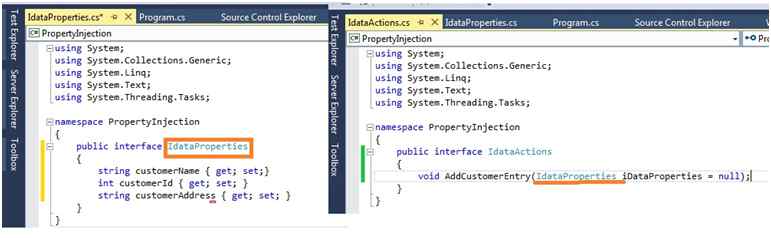 Property Injection In C