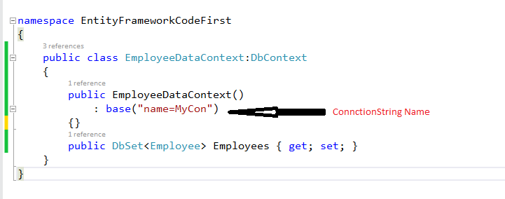 Create Database Table Using Entity Framework Code First