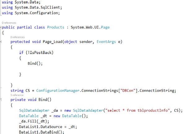 Data Controls In ASP.NET