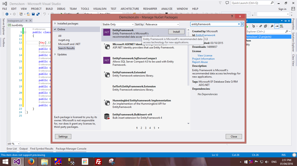 Save And Bind Data Through Json File In Aspnet