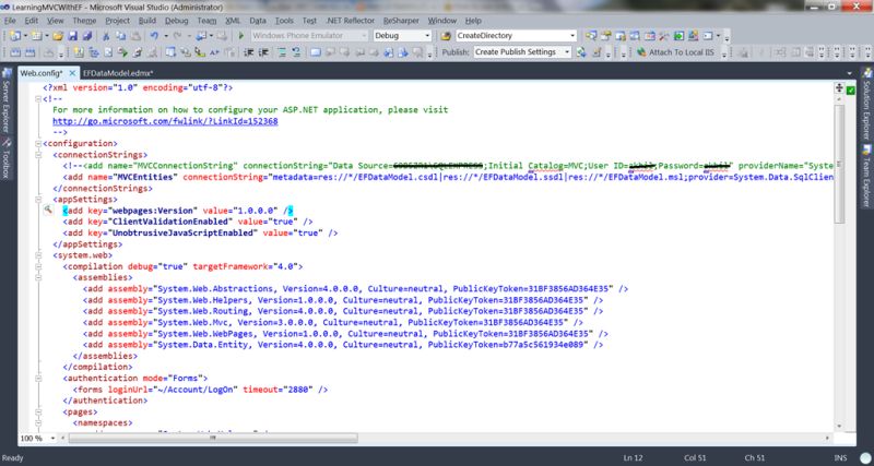 Connecting The Mvc Application Using Entityframework Db First Approach Part 3