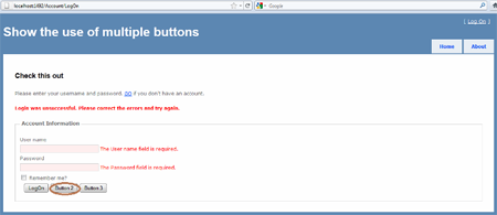 Work with Multiple Buttons in ASP.NET MVC