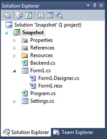 Snapshot Tool in C#