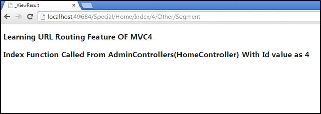 URL Routing in MVC4