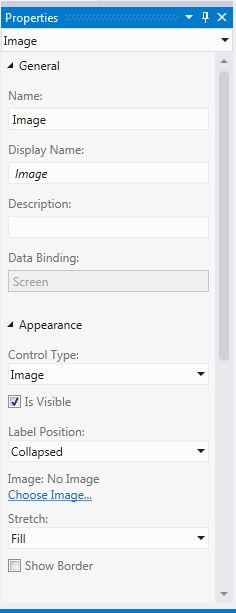 Adding Images in LightSwitch Using Visual Studio 2012