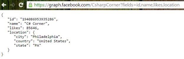 Facebook's Graph API