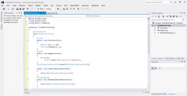 Introduction to NUnit Introduction to NUnit
