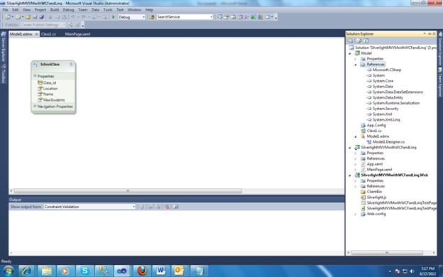 Silverlight Application With Mvvm Wcf And Entity Framework