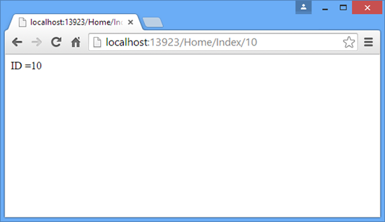 Pass Parameter Or Query String In Action Method In Aspnet Mvc