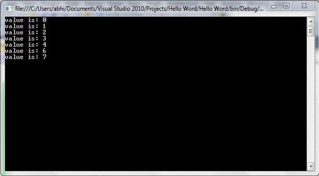 Break and Continue Statements in C#