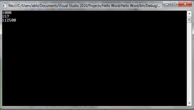 Method Overloading In C# Method Overloading In C#
