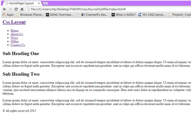 How to Design a Web Page Using Cascading StyleSheet