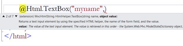 HTML Helpers in MVC: Part 1