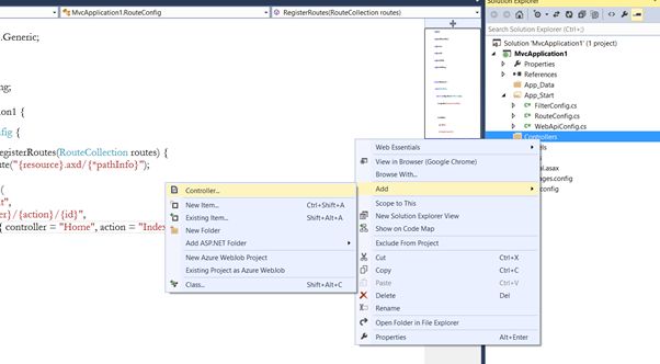 Model View and Controller (MVC) in ASP.Net