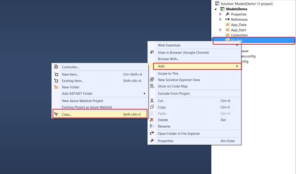Model View and Controller (MVC) in ASP.Net