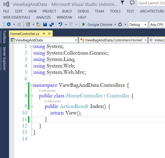 Viewbag And Viewdata In Mvc