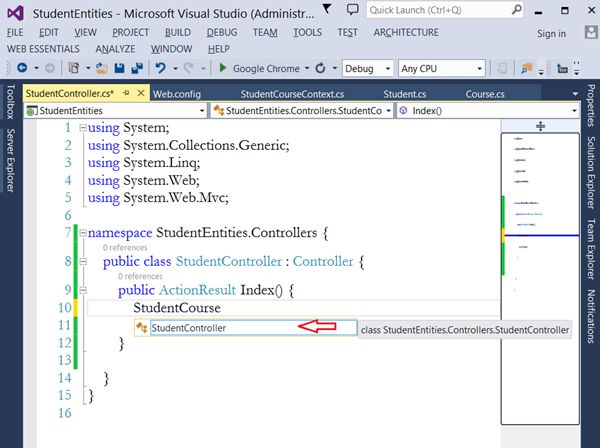 Working With Multiple Tables in MVC Using Entity Framework