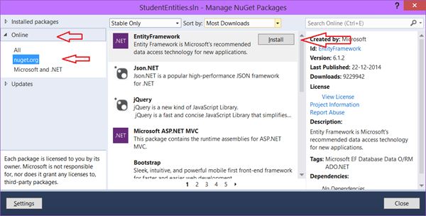 Working With Multiple Tables in MVC Using Entity Framework