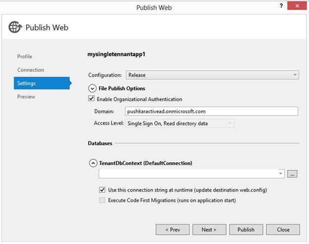 Single Tenant Authentication Using Azure AD in ASP.Net