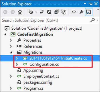 Code First Migrations in Entity Framework
